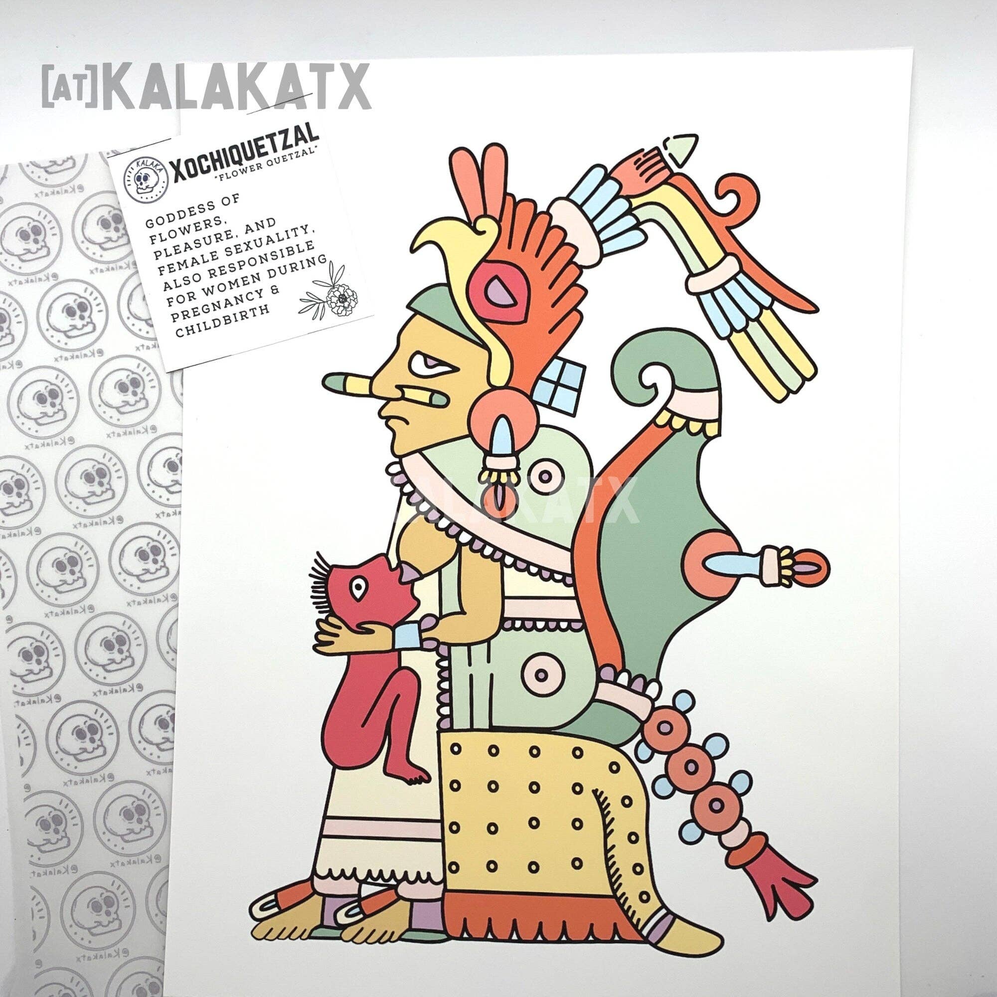 Xochiquetzal Aztec Goddess