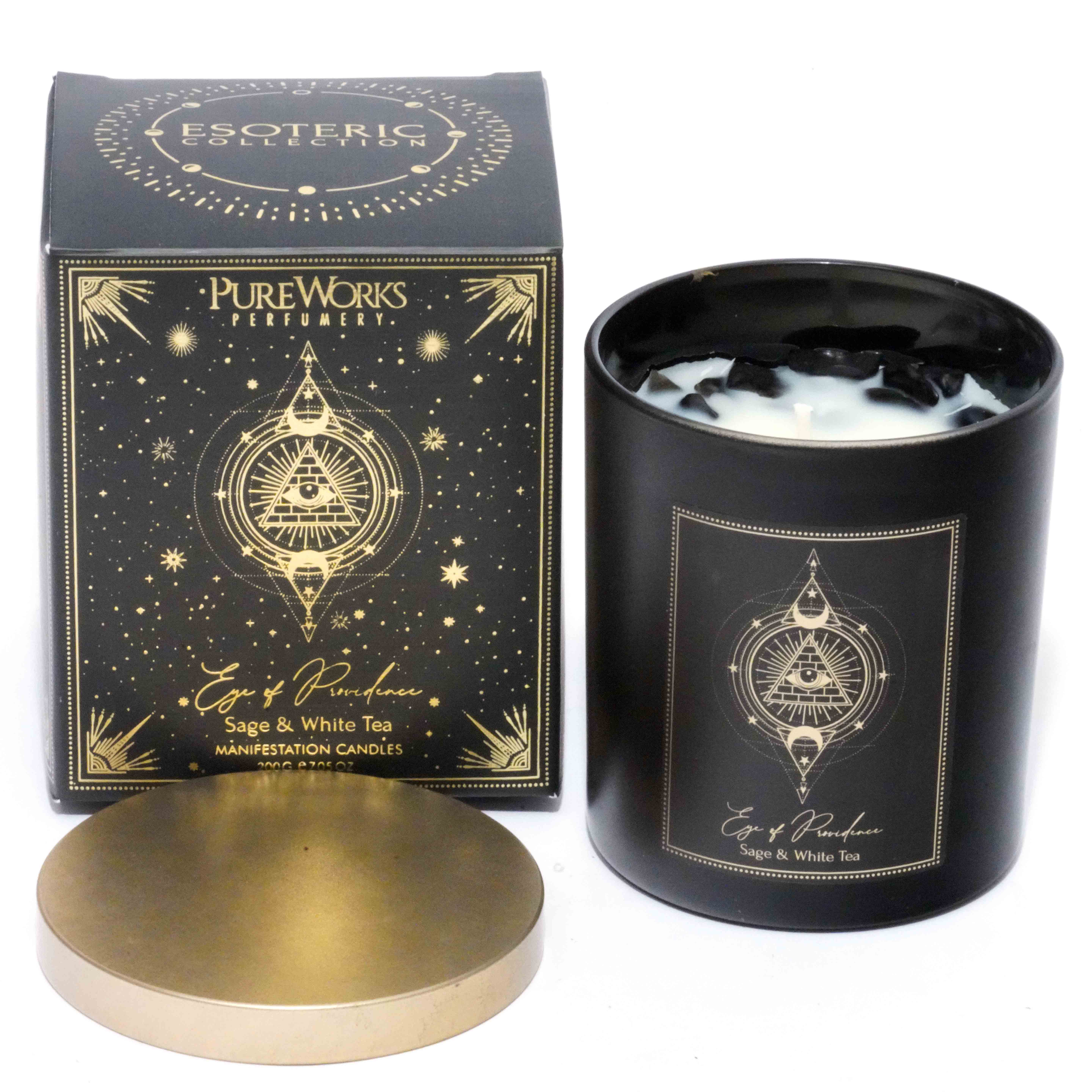 Eye of Providence 🧿 Esoteric Gem Candle | Yolia Botanica